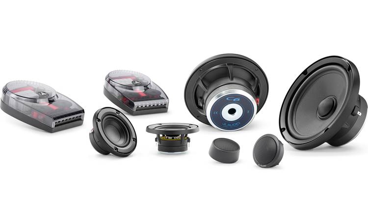 JL Audio C6 6-1/2" 3-way component speaker system at Crutchfield