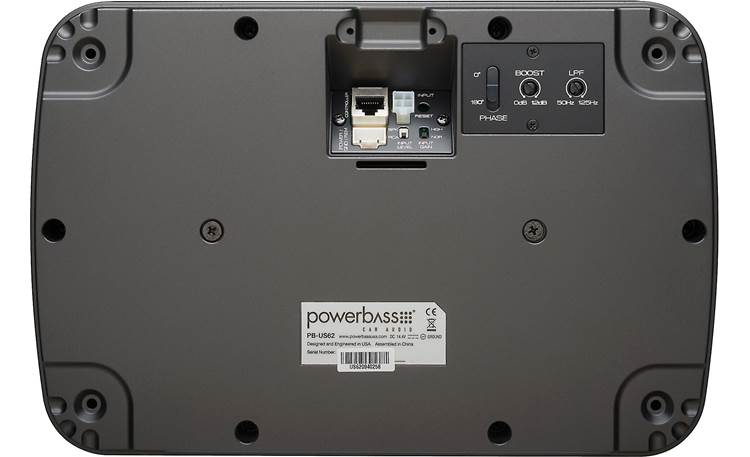 PowerBass PB-US62 Compact powered subwoofer with dual 6" subs and 150 ...