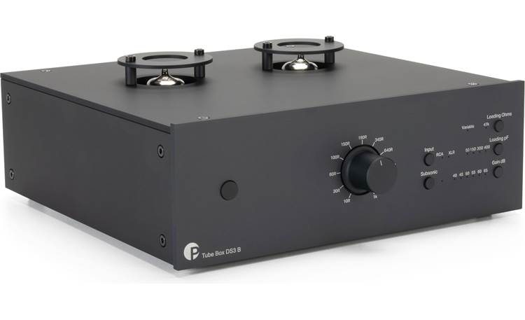 Pro-Ject Tube Box DS3 B (Black) Vacuum-tube driven phono preamplifier ...