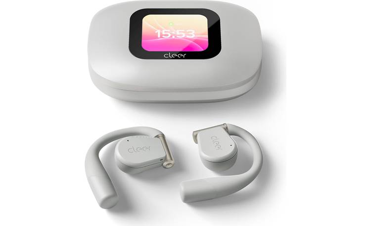 Cleer ARC 3 (Light Grey) Wireless open-ear earbuds with touchscreen ...