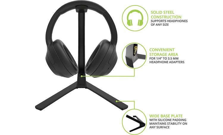 Kanto H3 Universal headphone stand at Crutchfield