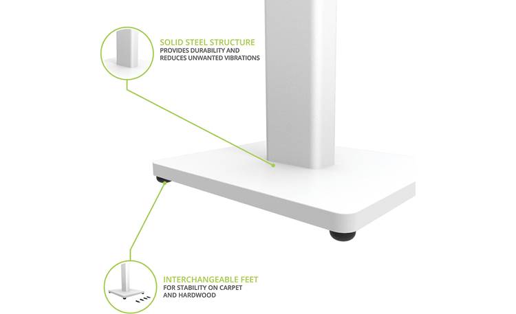Kanto ST28 (White) 28" speaker stands at Crutchfield