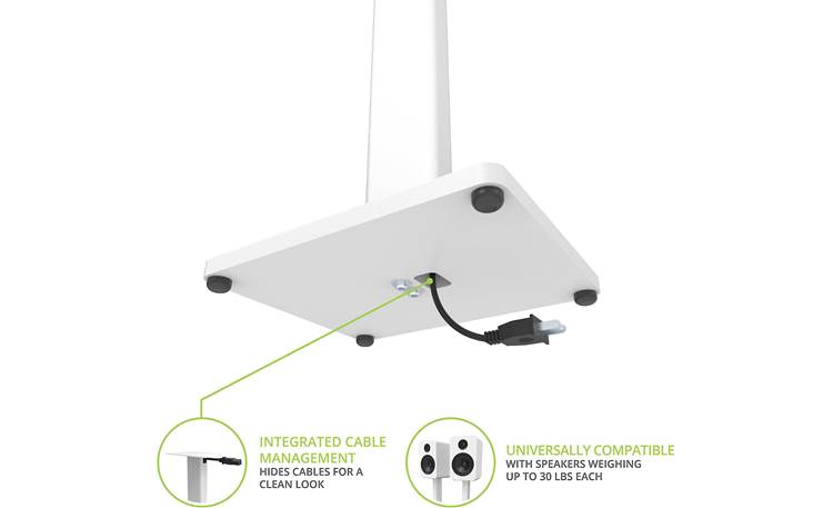 Kanto ST28 (White) 28" speaker stands at Crutchfield