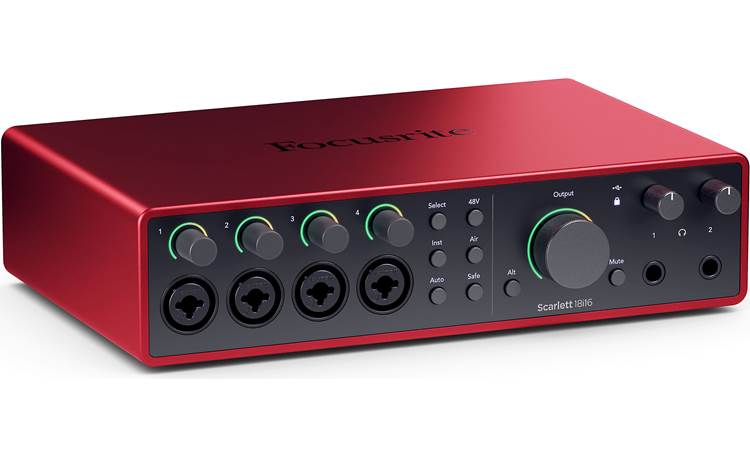 Focusrite Scarlett 18i16 (4th Generation) USB 2.0 (Type-C) audio ...