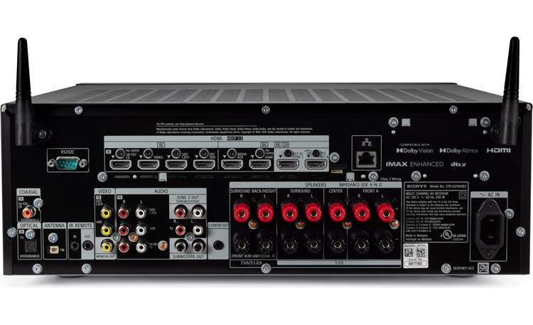 Sony ES STR-AZ1000ES 7.2-channel home theater receiver with Dolby Atmos®, Bluetooth®, Apple ...