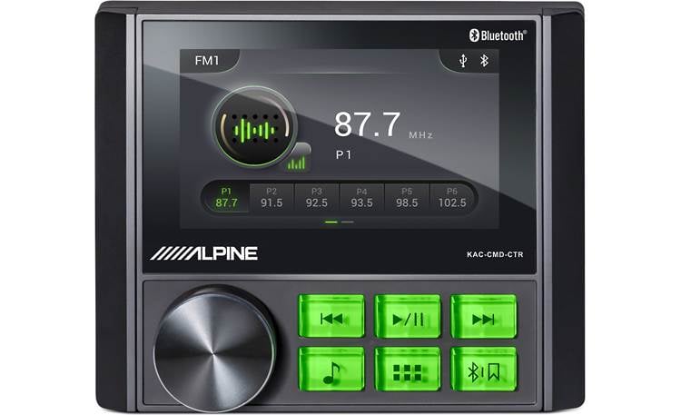 Alpine KAC-CMD-CTR All-weather digital media receiver for ATVs and UTVs at Crutchfield
