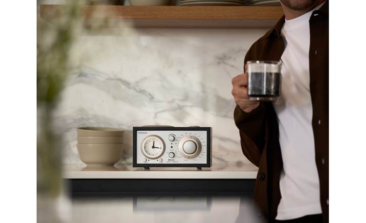 Tivoli Audio Model Three BT (Black/Silver) AM/FM clock radio with ...