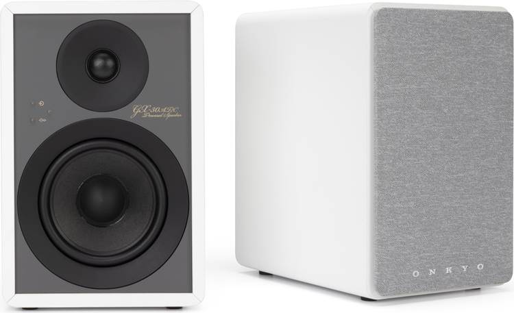 Onkyo Creator Series GX-30ARC (White) Powered desktop stereo speaker ...
