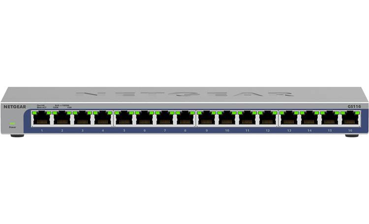 NETGEAR GS116 16-port Gigabit Ethernet switch at Crutchfield
