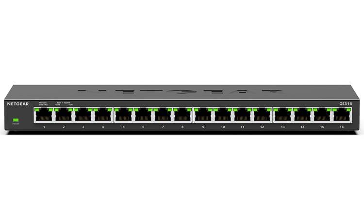 NETGEAR Essentials GS316 16-port Gigabit Ethernet switch at Crutchfield