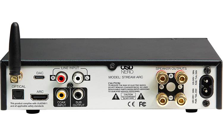 OSD Nero Stream ARC Stereo amplifier with Bluetooth® and HDMI ARC input ...