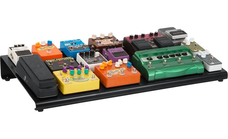 Gator Pedalboard (Extra-large) Black aluminum pedalboard — includes ...