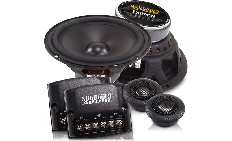 Sundown Audio E-6.5CS E-Series 6-1/2" component speaker system at ...