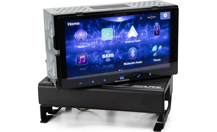 Alpine iLX-W770 and 4-channel Amp Package Includes iLX-W770 multimedia ...