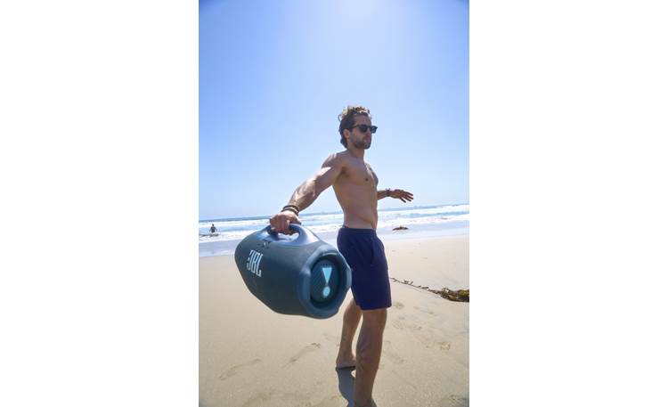 JBL Boombox 4 (Blue) Waterproof portable Bluetooth speaker at Crutchfield