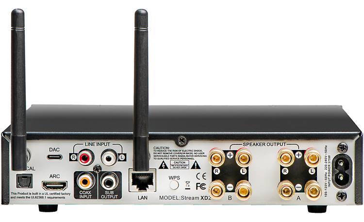 OSD Nero Stream XD2 Stereo amplifier with Bluetooth®, Wi-Fi, built-in ...