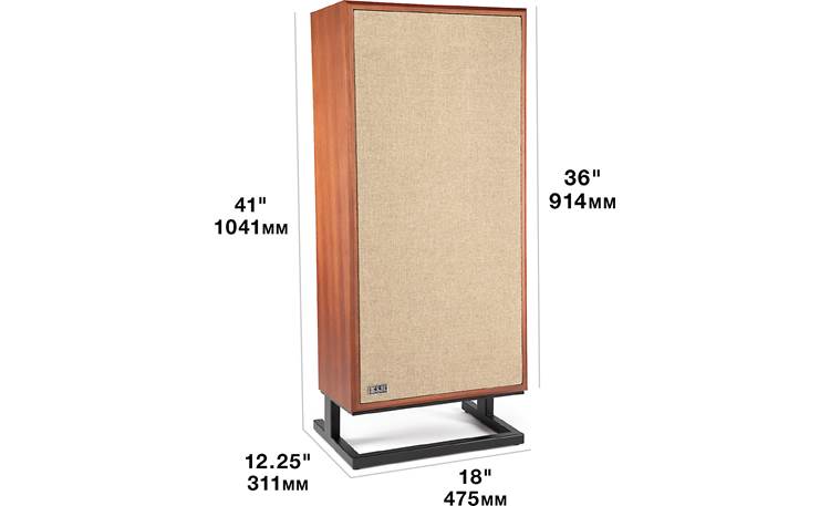 KLH Model Seven (West African Mahogany) Floor-standing speakers at ...