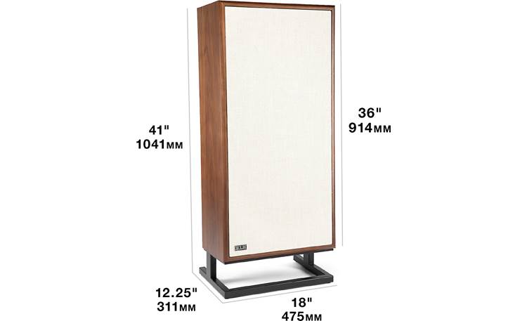 KLH Model Seven (English Walnut) Floor-standing speakers at Crutchfield