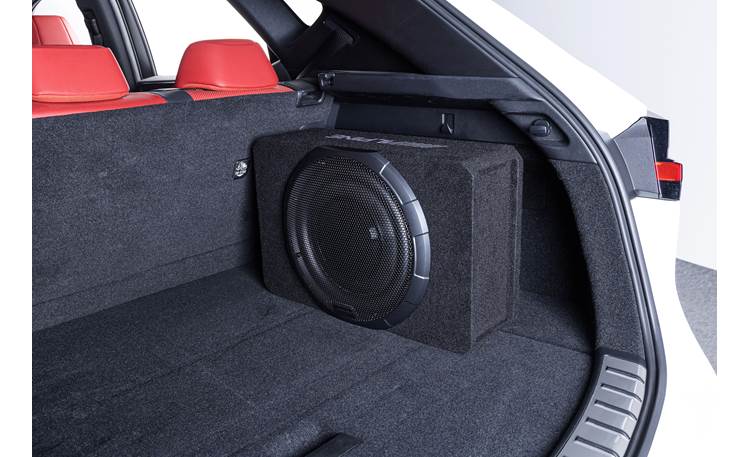 Alpine PWV-SB12 BassRev™ powered subwoofer with 12" sub and 400-watt ...