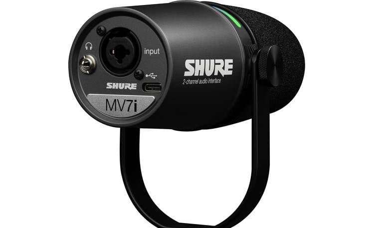 Shure MV7i Smart Microphone & Interface Dynamic microphone with a built ...
