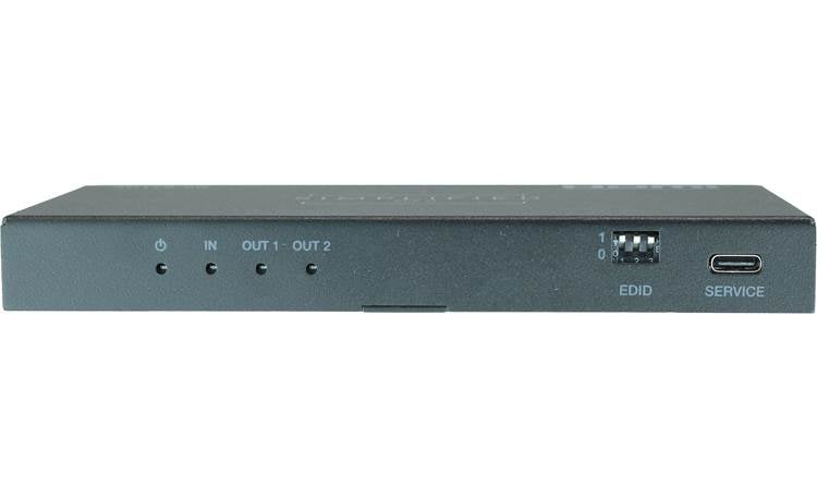 Simplified SP12S-8K 8K-compatible HDMI splitter (1 in/2 out) with scaling outputs at Crutchfield