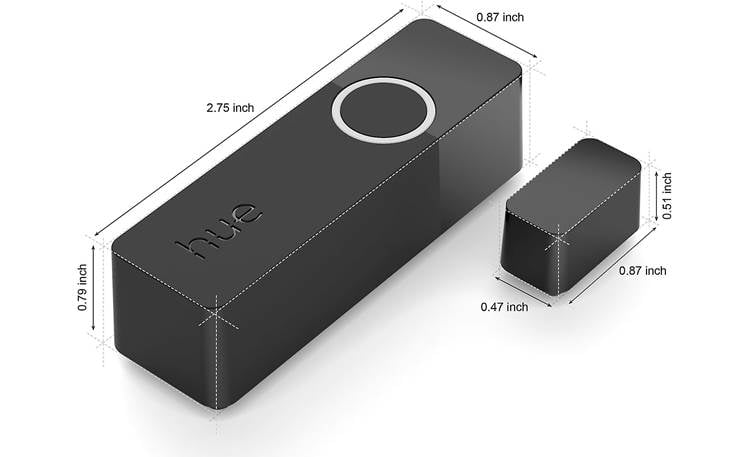 Philips Hue Secure Contact Sensor (Black) Wireless contact sensor for ...
