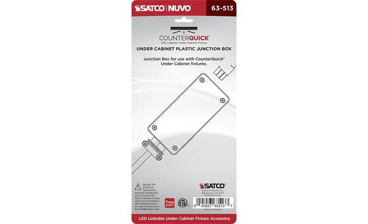 Satco Starfish Under Cabinet LED Junction Box (Plastic) Junction box ...