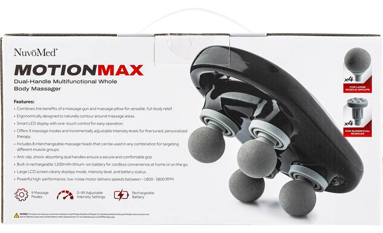 NuvoMed MotionMax Dual-handle multifunctional whole-body massager at ...