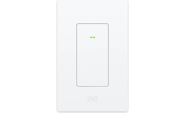 Eve Light Switch Hardwired smart wall switch with Matter at Crutchfield