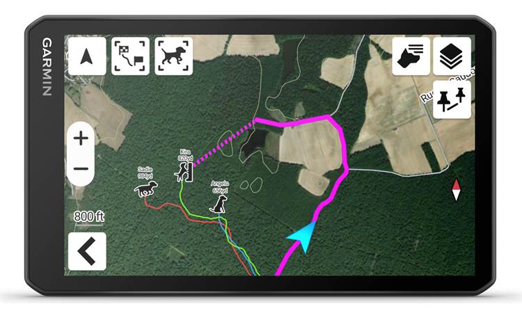 Garmin DriveTrack™ 72 In-vehicle dog tracker and GPS navigator at ...