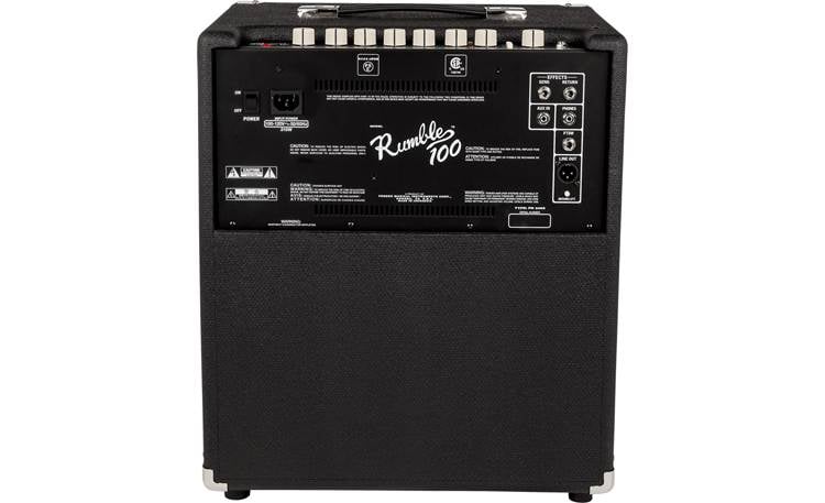 Fender Rumble™ 100 100-watt, 1 x 12" combo bass amplifier with 4-band ...