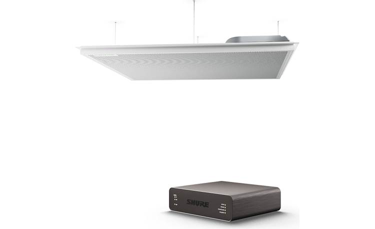 Shure MXA902W-S + ANISUB-MATRIX KIT Ceiling microphone/speaker array ...