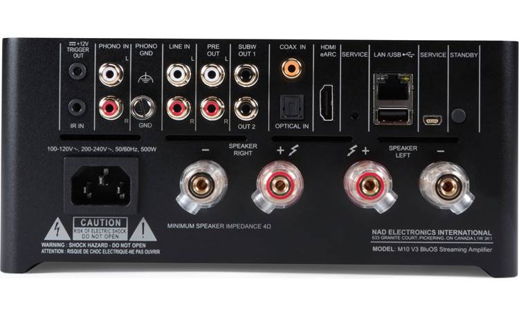 NAD Masters Series M10 V3 Compact stereo integrated amplifier with ...