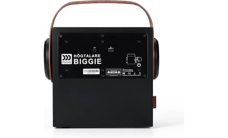 Morel BIGGIE (Cosmic Black) Portable Bluetooth® speaker at Crutchfield