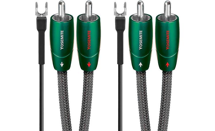 AudioQuest Yosemite Turntable Stereo interconnect cable with RCA plugs ...