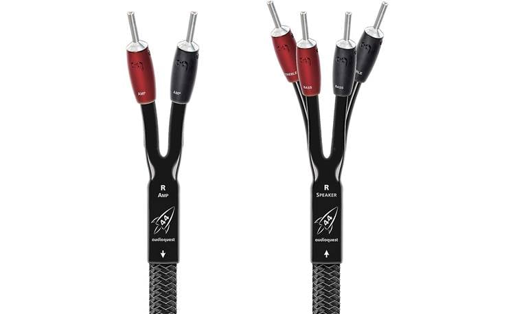 AudioQuest Rocket 44 Single-BiWire (10-foot pair) Bi-wire speaker ...