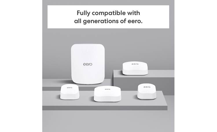 eero 7 (1-pack) Dual-band Wi-Fi 7 router or mesh extender, supports BE5000 speeds at Crutchfield