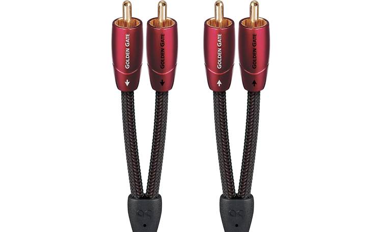 AudioQuest Golden Gate (0.6 meter/2 feet) Stereo interconnect cable ...