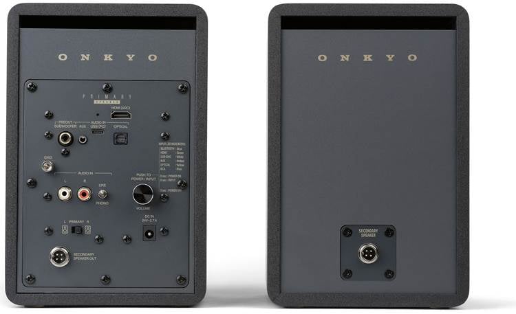 Onkyo Creator Series GX-30ARC (Black) Powered desktop stereo speaker system at Crutchfield