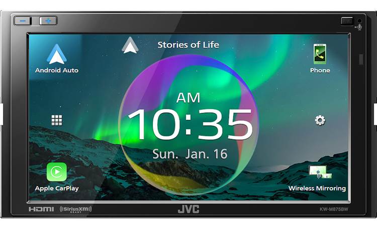 JVC KW-M875BW Digital multimedia receiver at Crutchfield