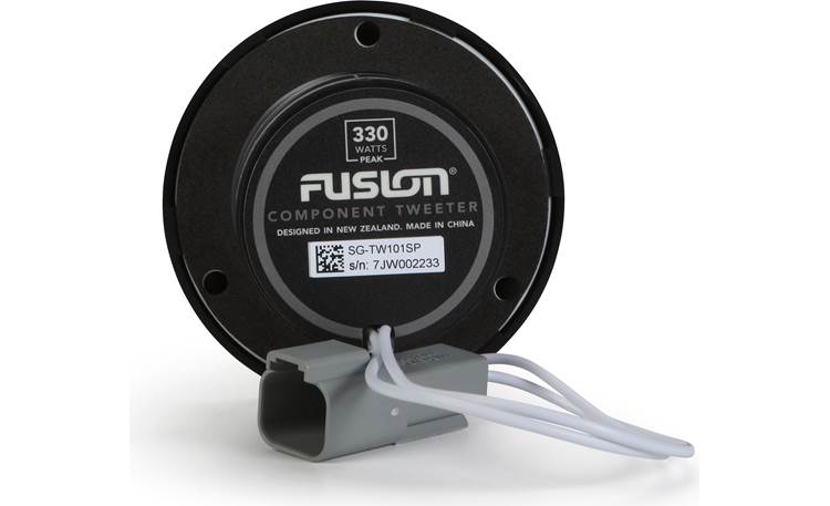 Fusion Signature Series 3i Component Tweeters (Black) Marine 1" aluminum dome tweeters ...