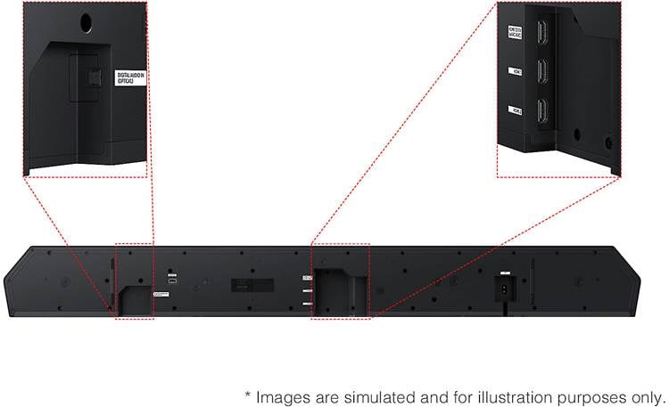 Samsung HW-Q990F Powered 11.1.4-channel Dolby Atmos® sound bar system at Crutchfield
