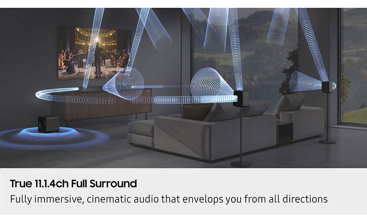 Samsung HW-Q990F Powered 11.1.4-channel Dolby Atmos® sound bar system ...