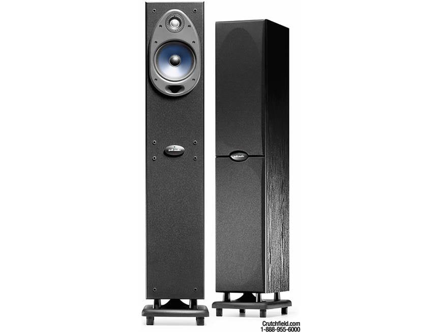 Polk RT1000i (Black) Tower speakers with built-in powered subwoofers at ...