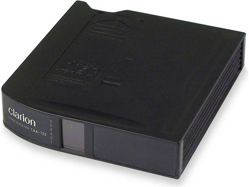 Clarion CAA122 6-disc CD changer magazine at Crutchfield