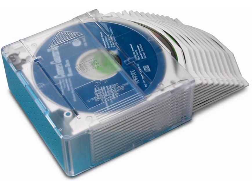 JVC XCM200 12-disc CD changer magazine at Crutchfield