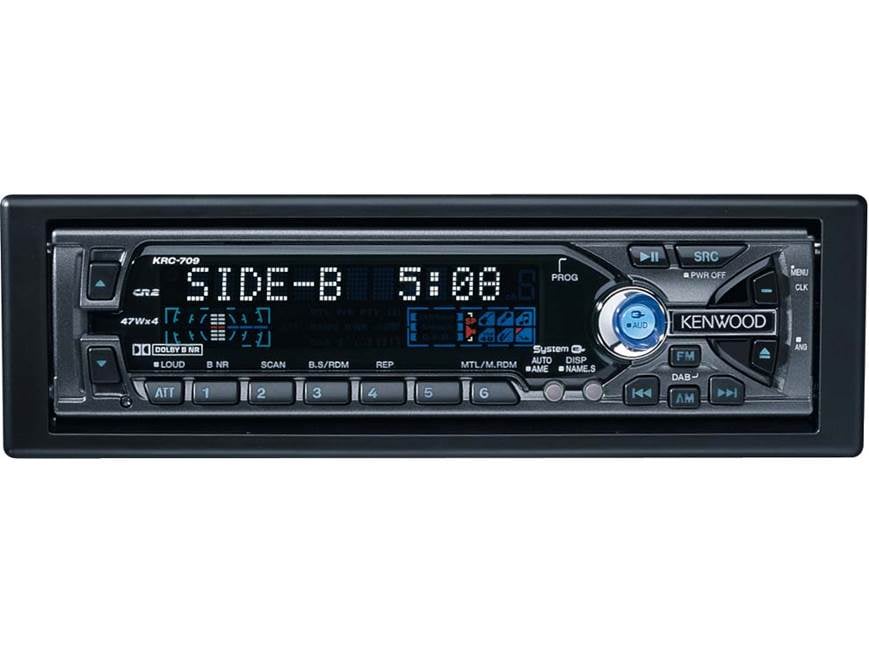 Kenwood KRC-709 Cassette Receiver with CD Changer Controls at Crutchfield