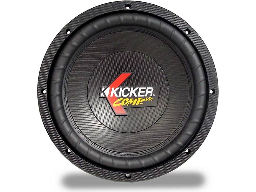 Kicker CompVR 01C10VR4 10" Dual 4-ohm Voice Coil Component Subwoofer at ...