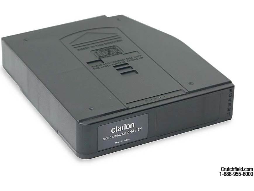 Clarion CAA355 6-disc CD changer magazine at Crutchfield