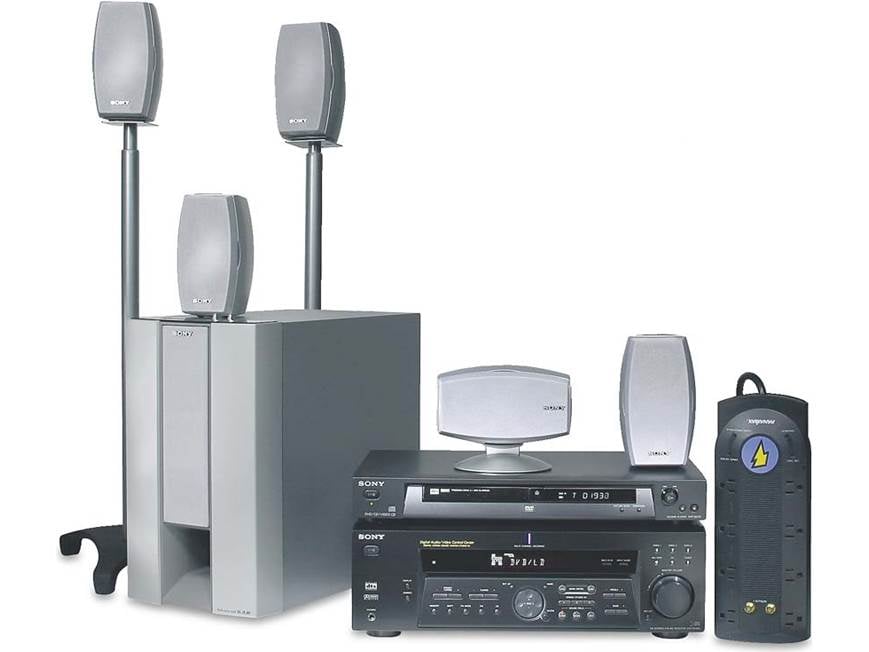 Sony Component Home Theater System DVD player, receiver, speakers and ...